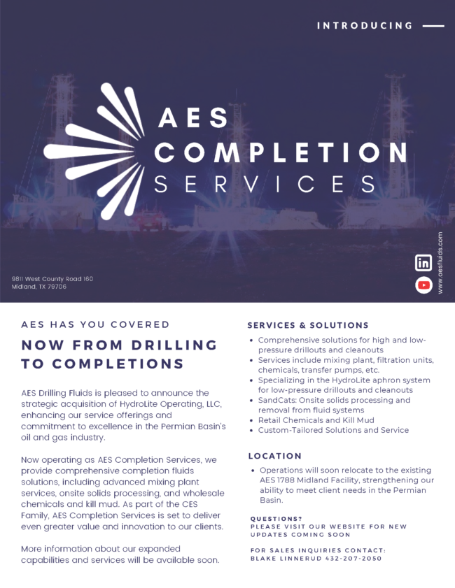 AES COMPLETION SERVICES – AES Drilling Fluids